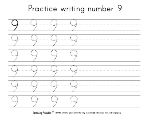 Number Tracing 1 to 10 Activities - World of Printables