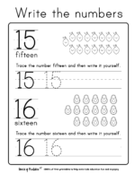 Number Tracing | 165 Free Printable Worksheets