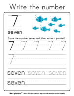 Number Tracing | 165 Free Printable Worksheets