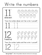 Number Tracing | 165 Free Printable Worksheets