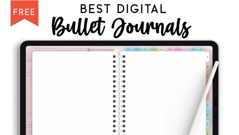 Free Digital Bullet Journal - Hyperlinked, Reusable, and Easy to Use ...