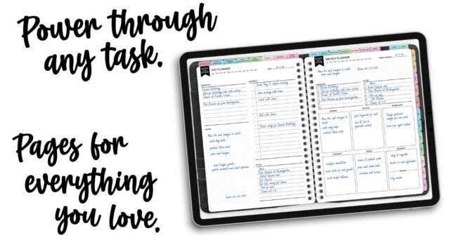 Best Digital Planner - Free 100 Page Planner For GoodNotes, iPad, Android