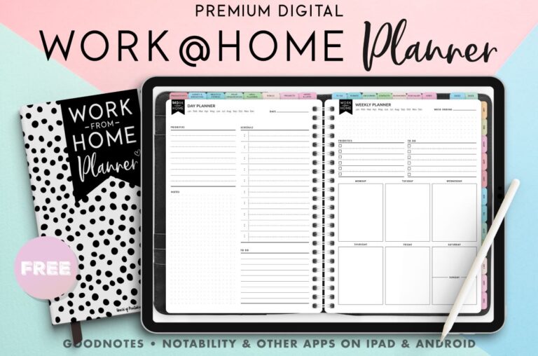 Digital Planners - 10 of the best in 2023, all free! - World of Printables
