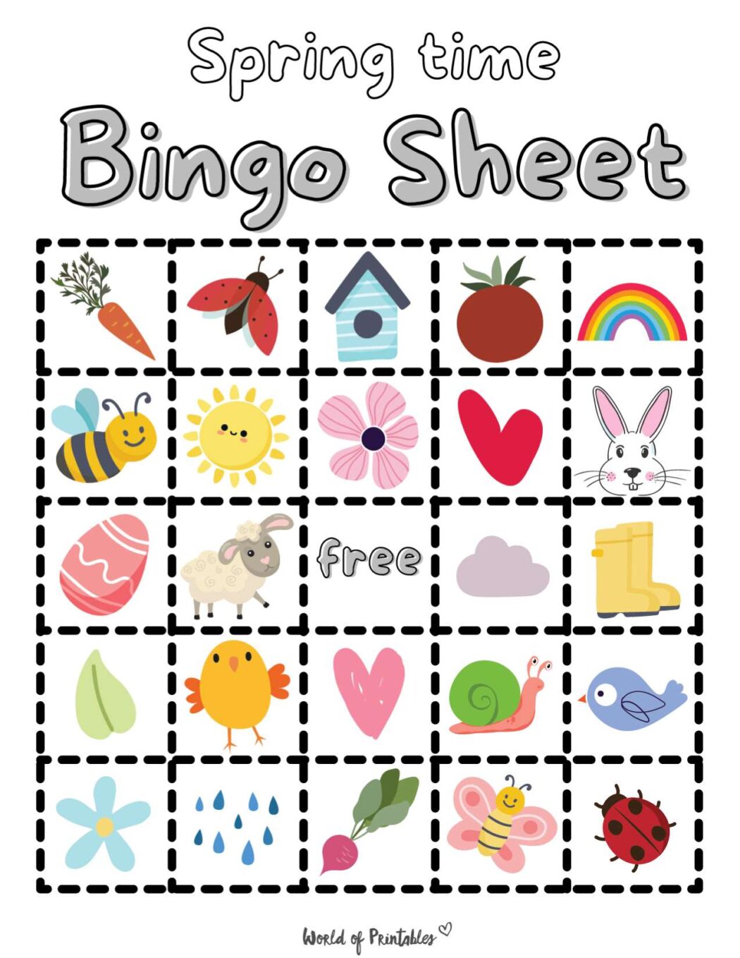 Spring Printables Templates & Worksheets - World of Printables