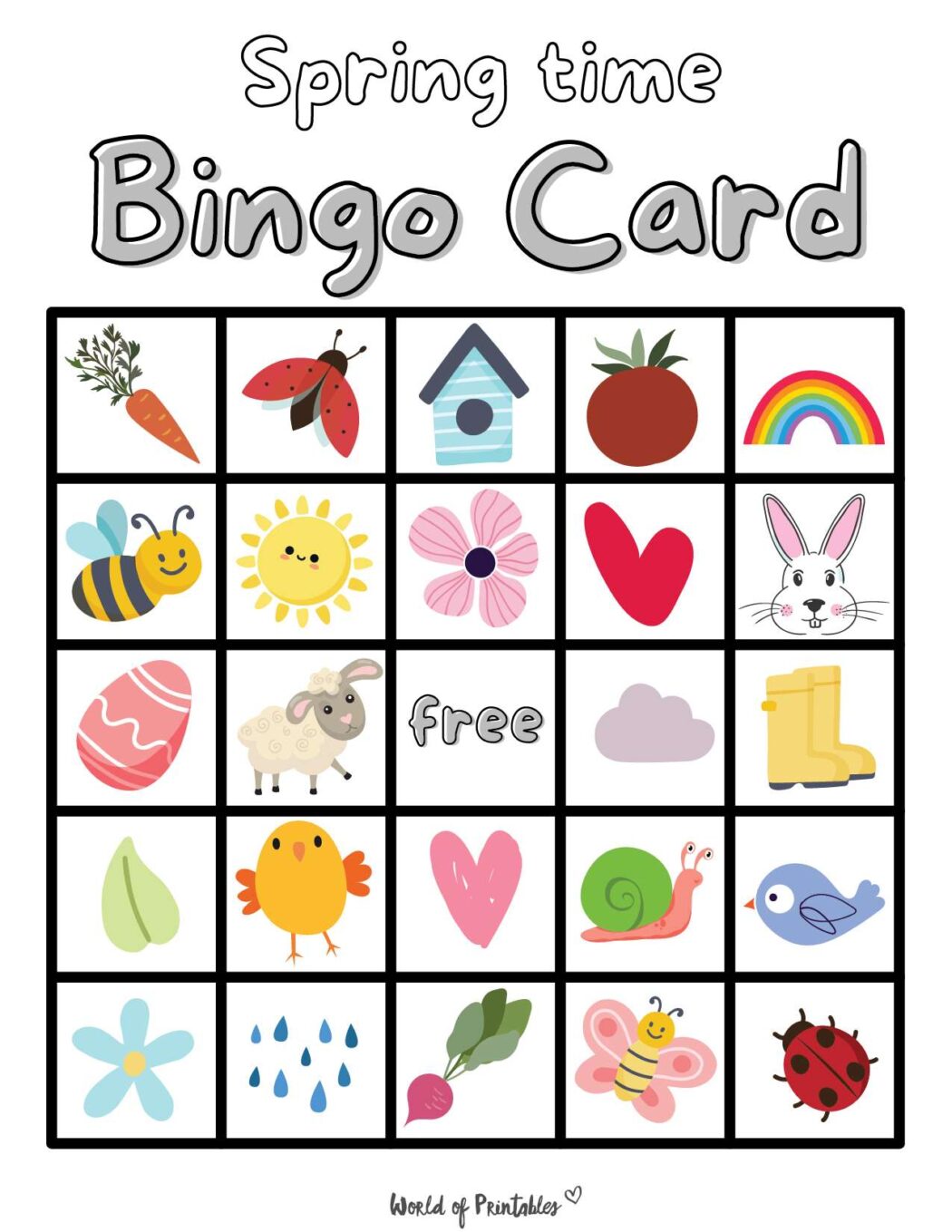 Spring Printables Templates & Worksheets - World of Printables