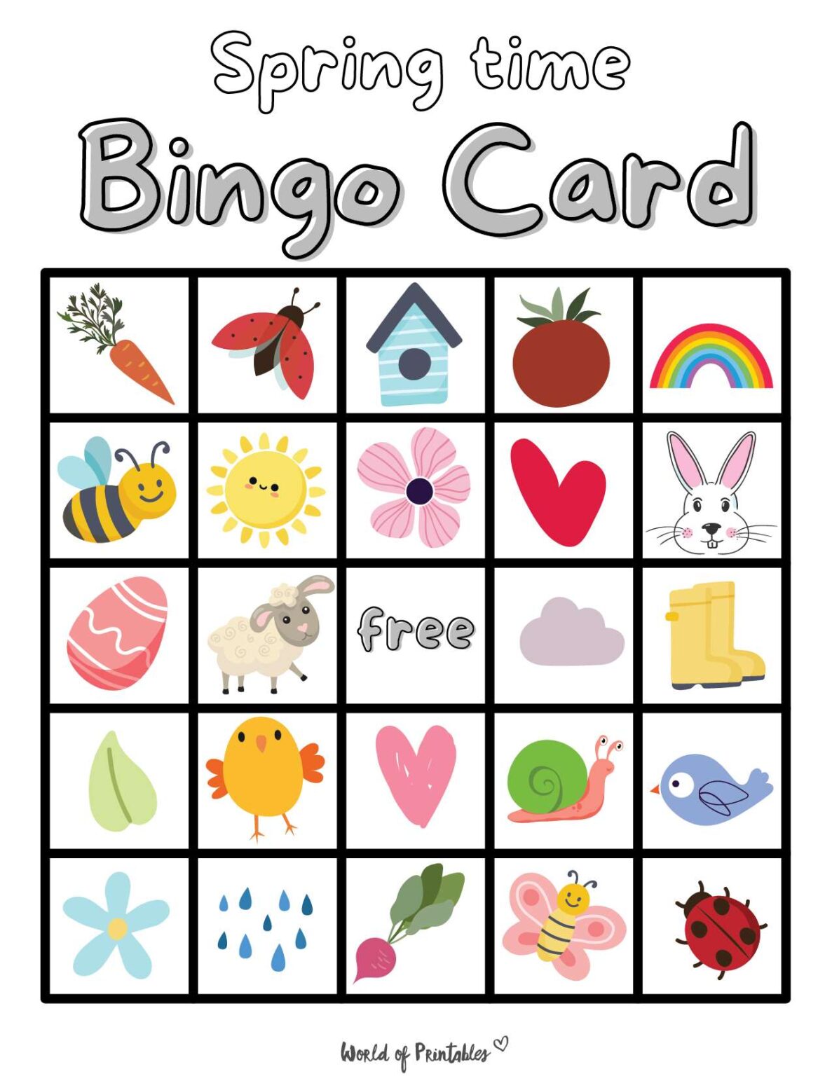 Spring Printables Templates & Worksheets - World of Printables