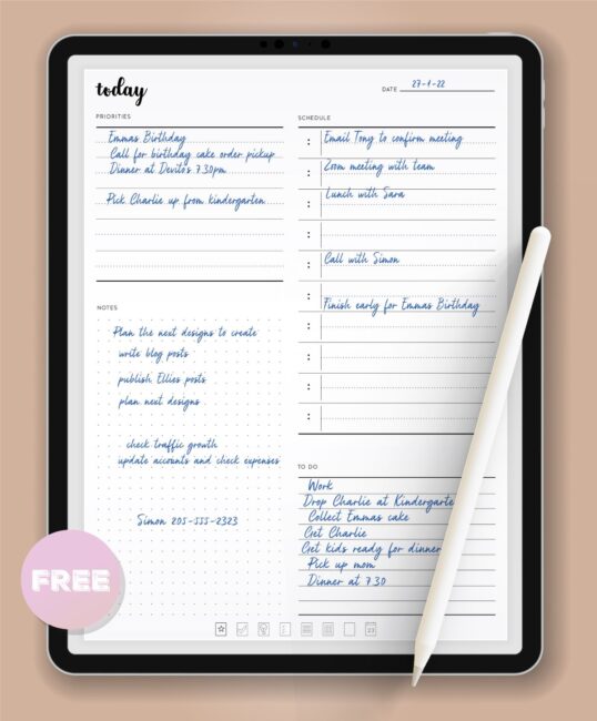 Digital Day Planner - The Free Daily Planner Everybody’s Talking About