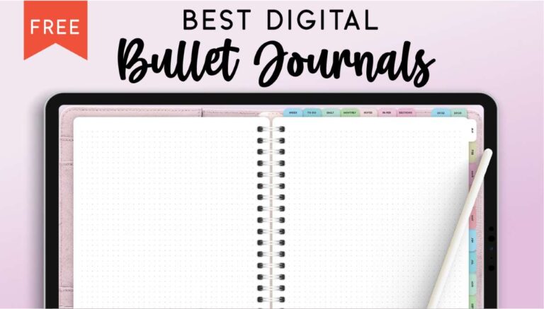 Free Digital Bullet Journal - Hyperlinked, Reusable, and Easy to Use ...