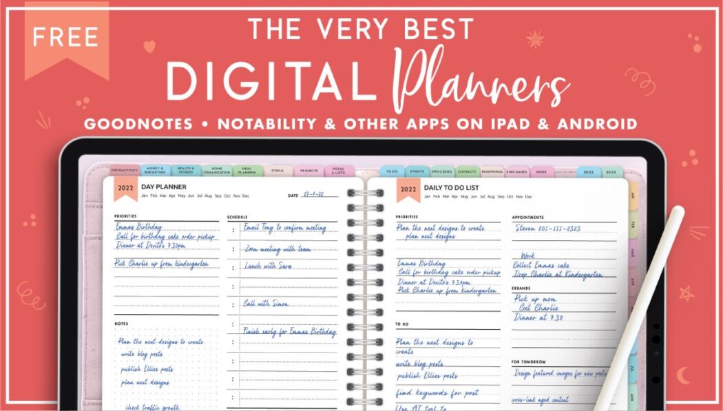 Digital Planners - 10 of the best in 2025, all free! - World of Printables