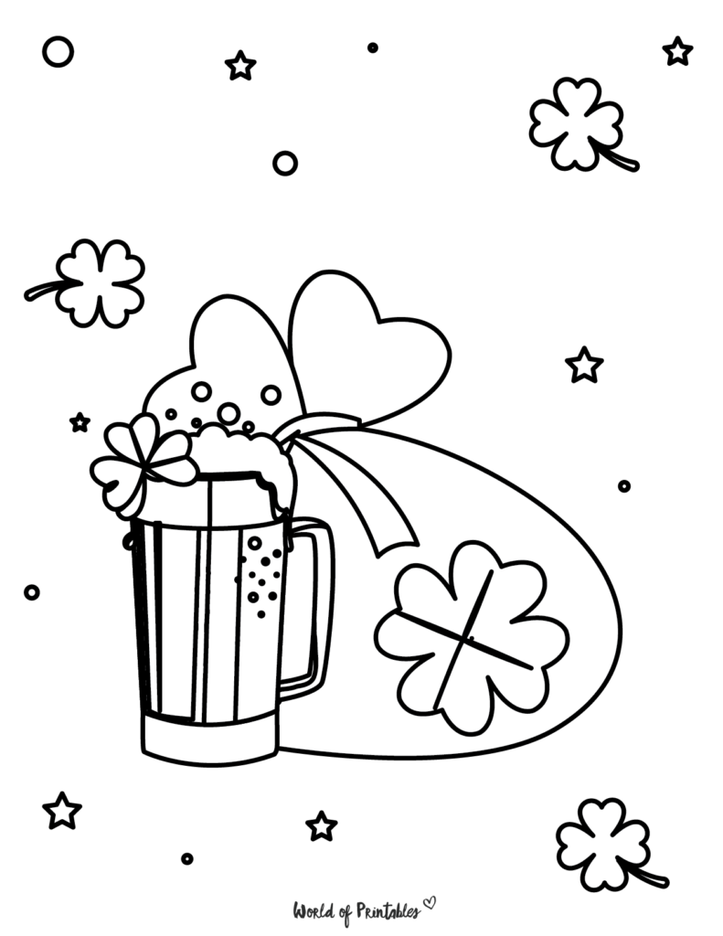 St. Patrick's Day Coloring Pages - World of Printables