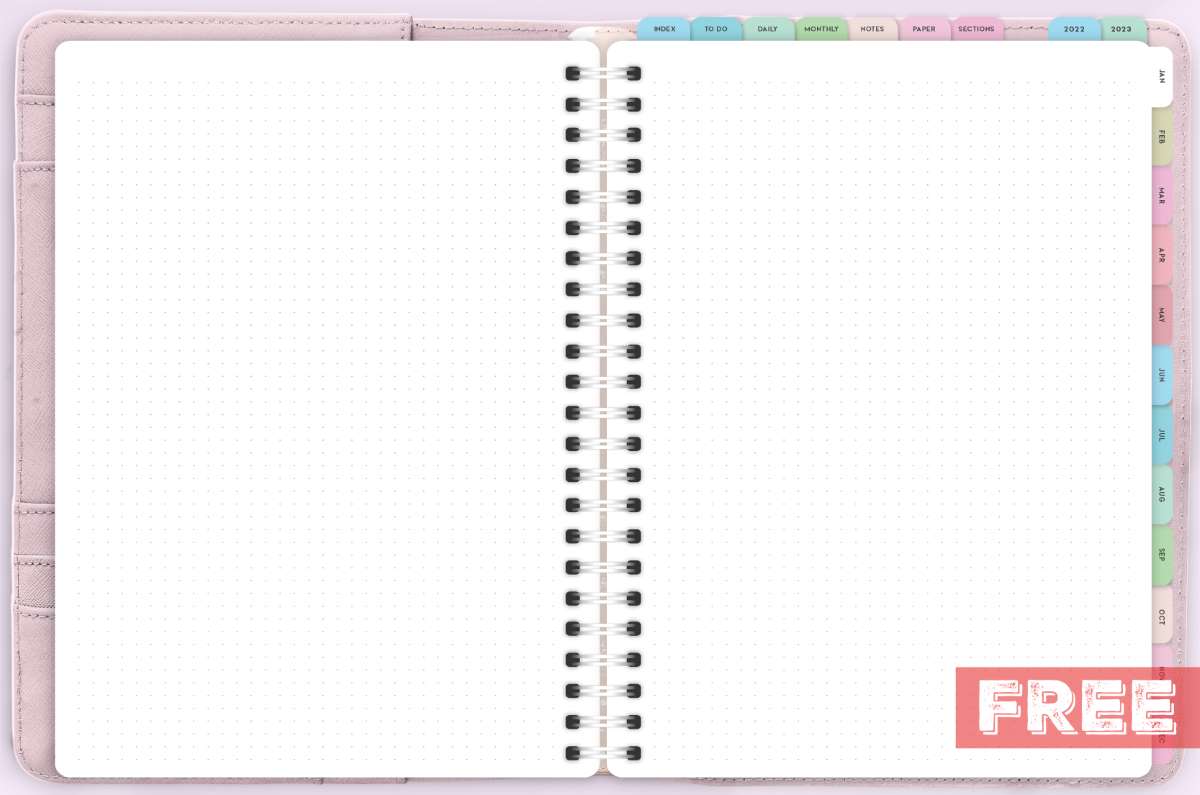 Free Digital Bullet Journal - Hyperlinked, Reusable, and Easy to Use ...