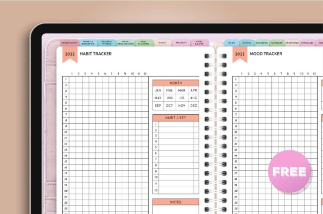 Free Digital Planner For 2022 - World of Printables