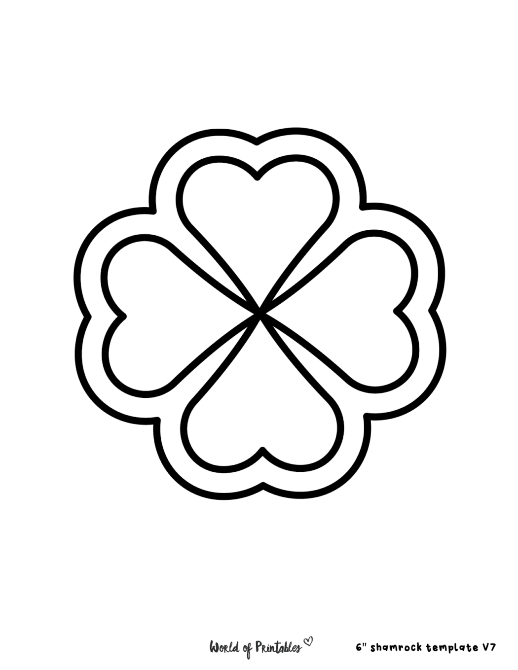 60 Best Shamrock Templates - World of Printables