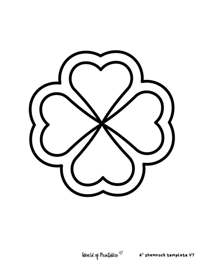 Shamrock Templates for Crafts - World of Printables