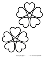 60 Best Free Flower Templates - World of Printables