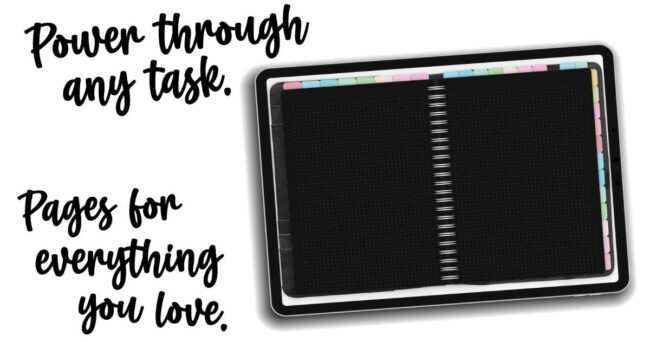 Free Digital Bullet Journal With Black Pages - World of Printables
