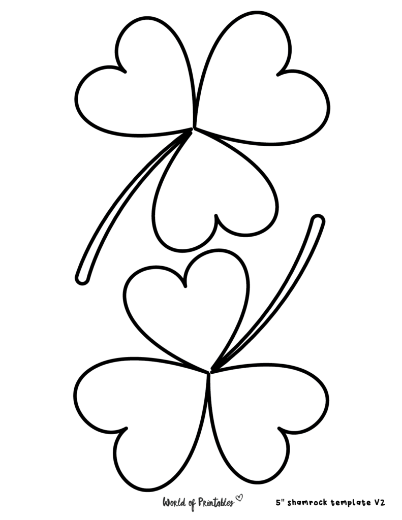 Shamrock Templates for Crafts - World of Printables