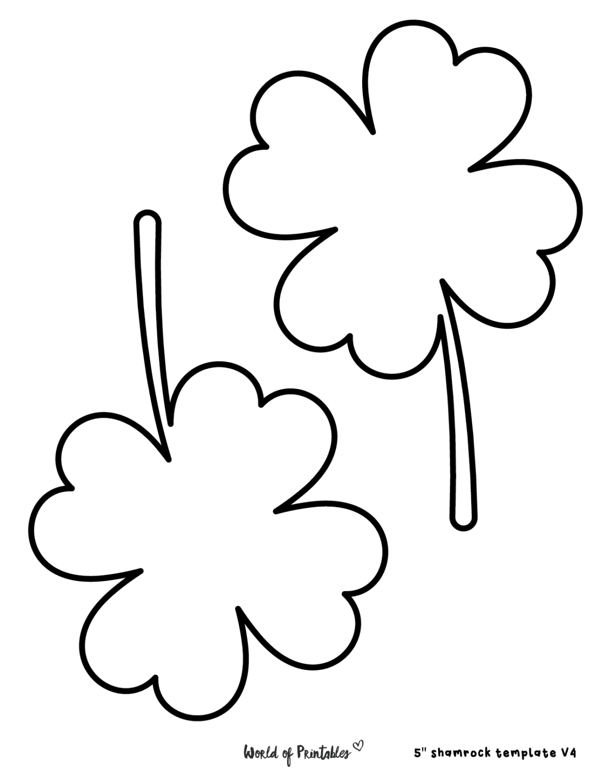 60 Best Shamrock Templates - World of Printables