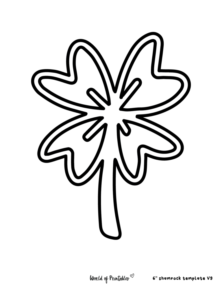 Shamrock Templates for Crafts - World of Printables