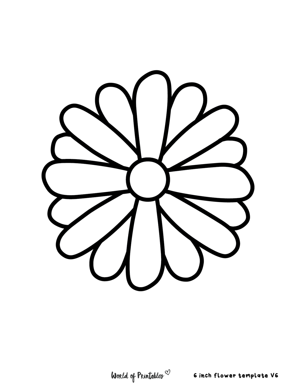 60 Best Free Flower Templates - World of Printables
