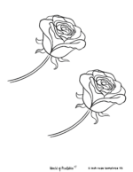 Rose Template: 68 Styles For Fun Activities & Crafts - World of Printables