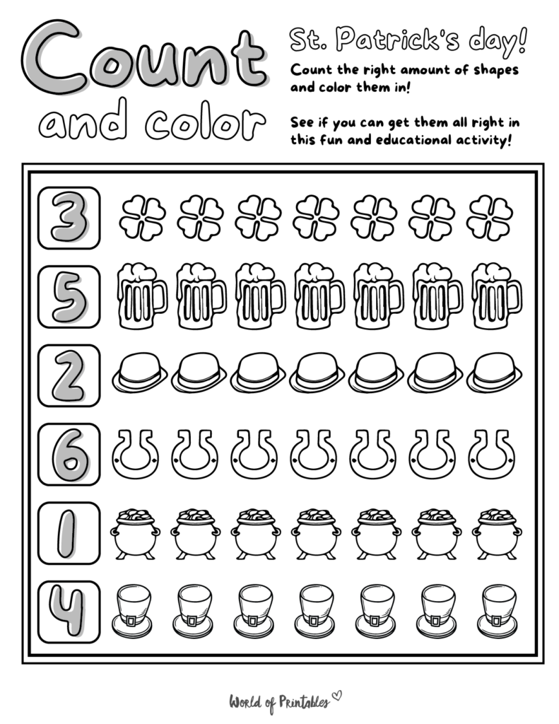 St Patrick's Day Printables - World of Printables