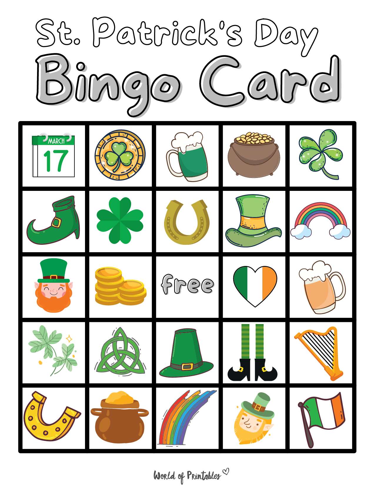 St Patrick's Day Printables - World of Printables