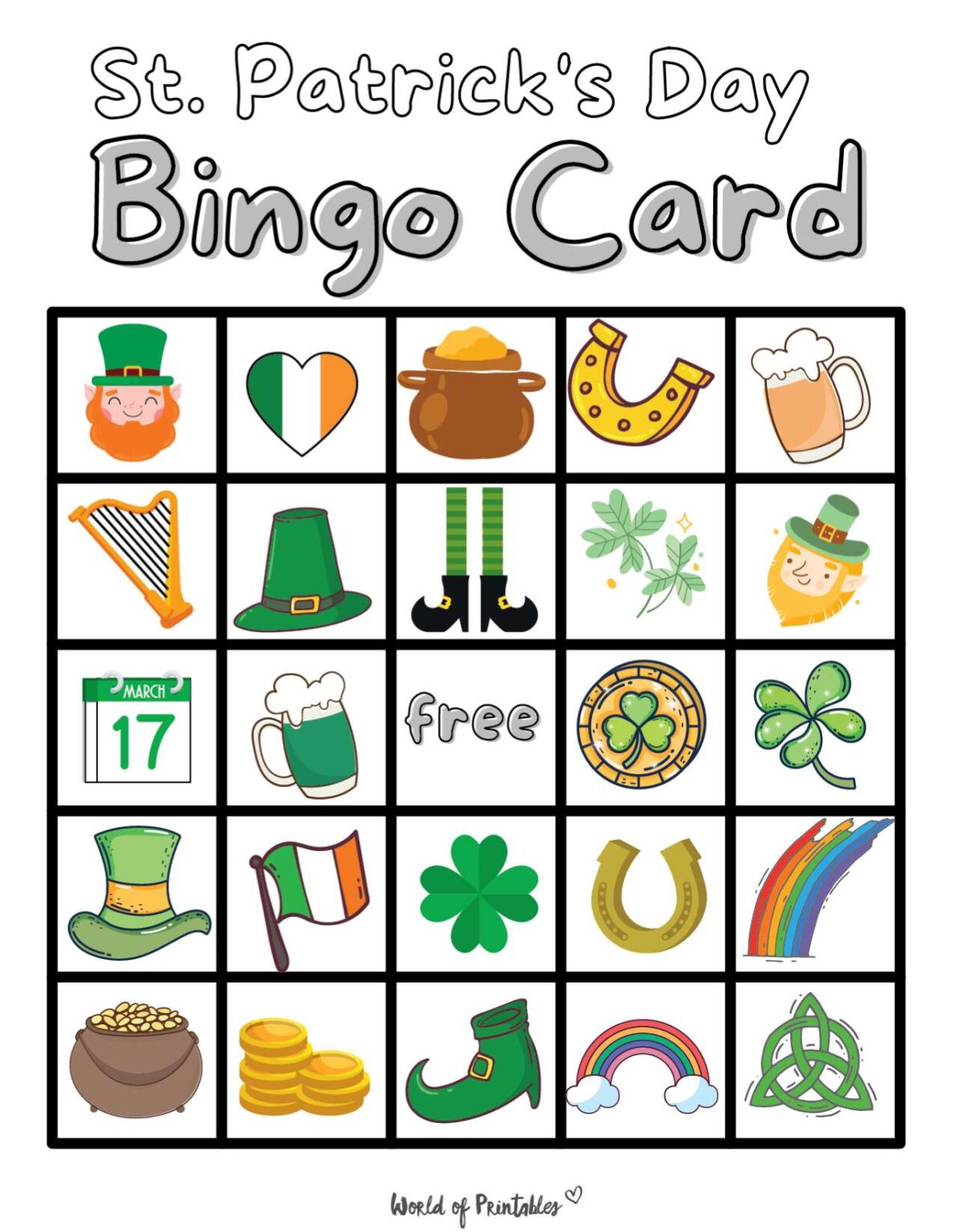 St Patrick's Day Printables - World of Printables