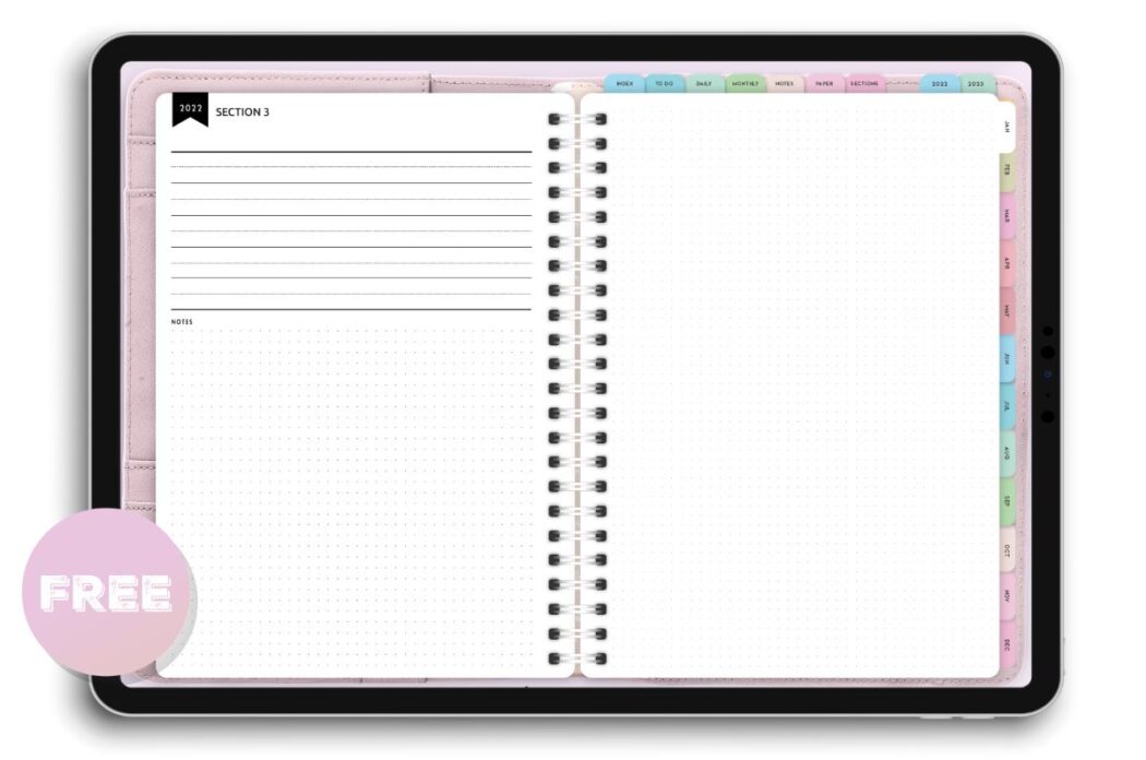 Digital Monthly Planner - Stylish & Free - World of Printables