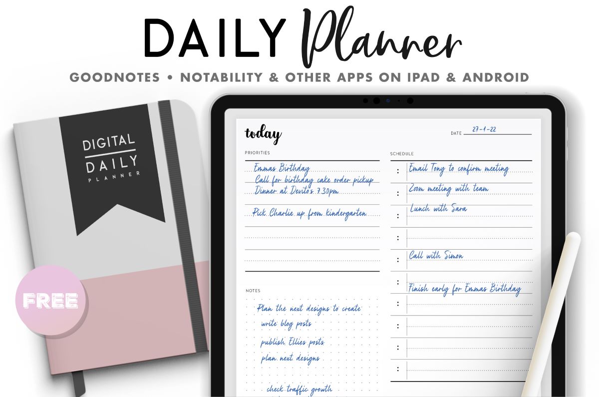 Digital Planners - 10 of the best in 2023, all free! - World of Printables