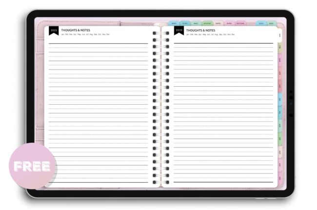 Digital Monthly Planner - Stylish & Free - World of Printables