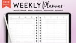Digital Weekly Planner - The Free Planner People Can’t Get Enough Of