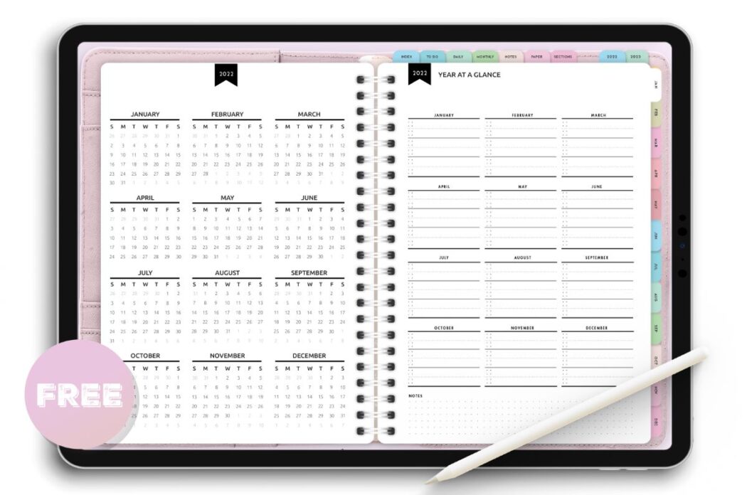 Digital Monthly Planner - Stylish & Free - World of Printables