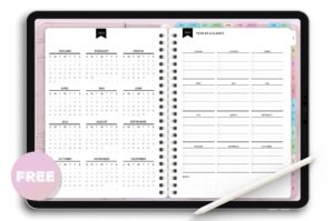 Digital Monthly Planner - Stylish & Free - World of Printables