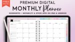 Digital Monthly Planner - Stylish & Free - World of Printables