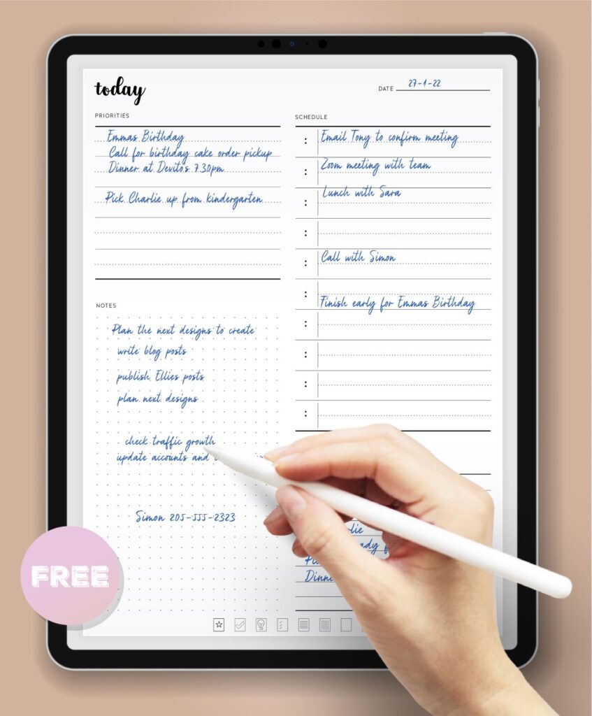 Goodnotes Monthly Calendar Template Crownflourmills