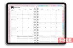 Digital Monthly Planner - Stylish & Free - World of Printables