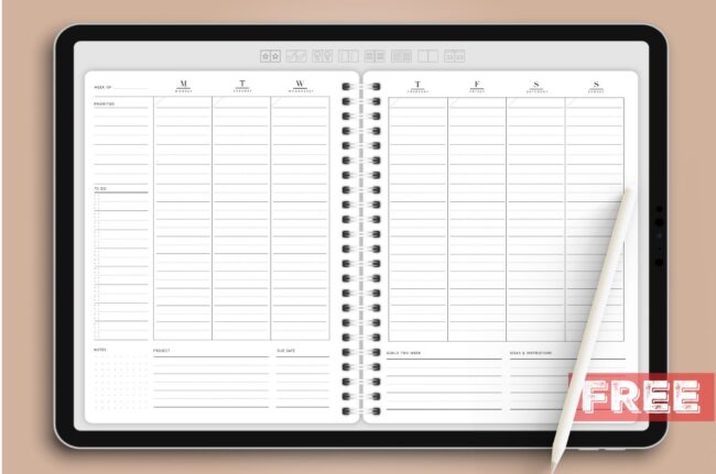 Digital Weekly Planner - The Free Planner People Can’t Get Enough Of
