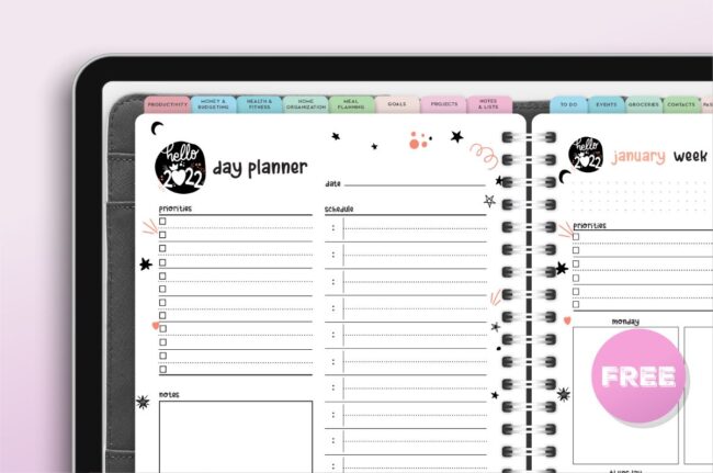 Digital Planner For iPad | With Over 100 Cute Pages - World of Printables