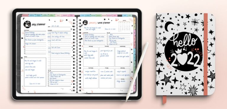 Digital Planner For iPad | With Over 100 Cute Pages - World of Printables