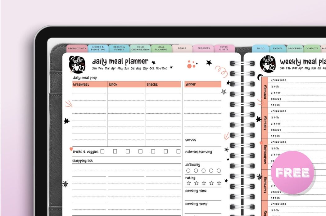 Digital Planner For iPad | With Over 100 Cute Pages - World of Printables