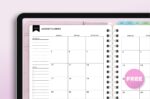 Free Digital Monthly Planner - World of Printables