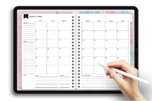 Digital Monthly Planner - Stylish & Free - World of Printables