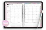 Digital Monthly Planner - Stylish & Free - World of Printables