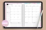 Digital Monthly Planner - Stylish & Free - World of Printables