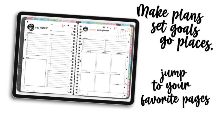 Digital Planner For iPad | With Over 100 Cute Pages - World of Printables