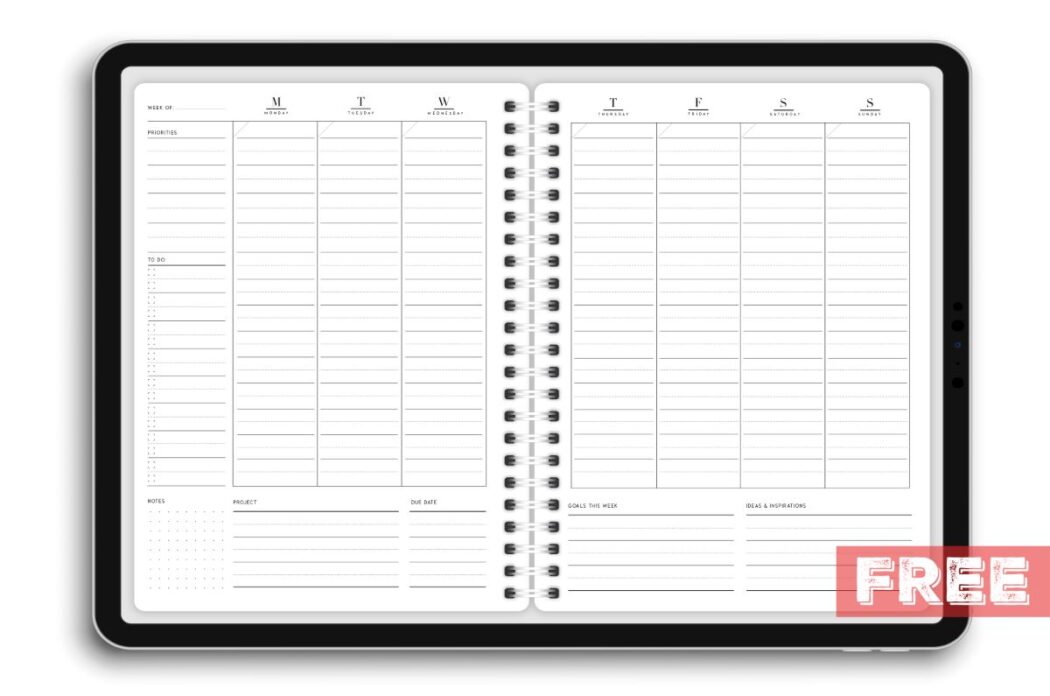 Digital Weekly Planner - The Free Planner People Can’t Get Enough Of