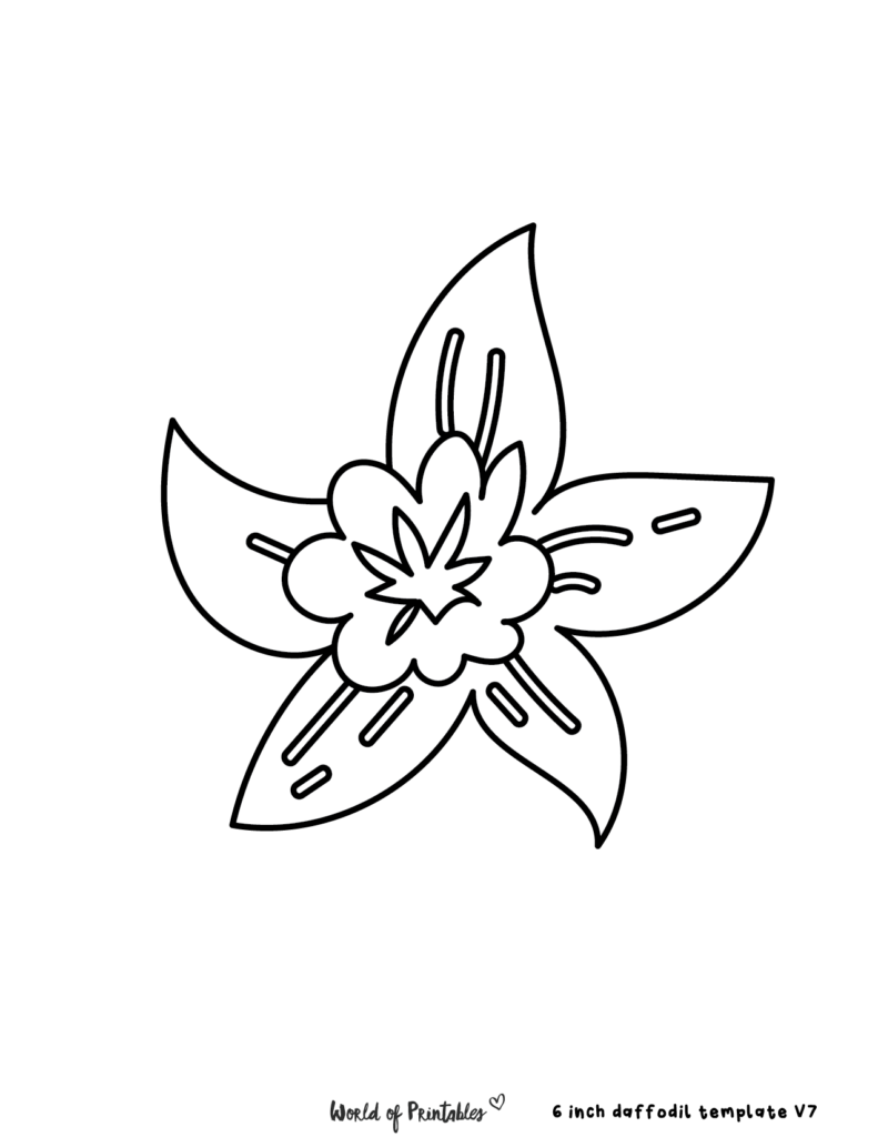 40 Daffodil Templates + Tips For Fun Activities - World of Printables