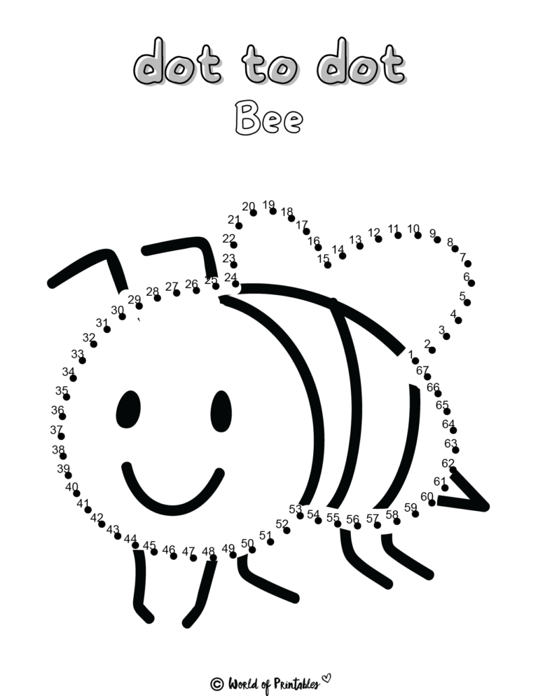 Dot to Dot Printables - 35 to Choose From! - World of Printables