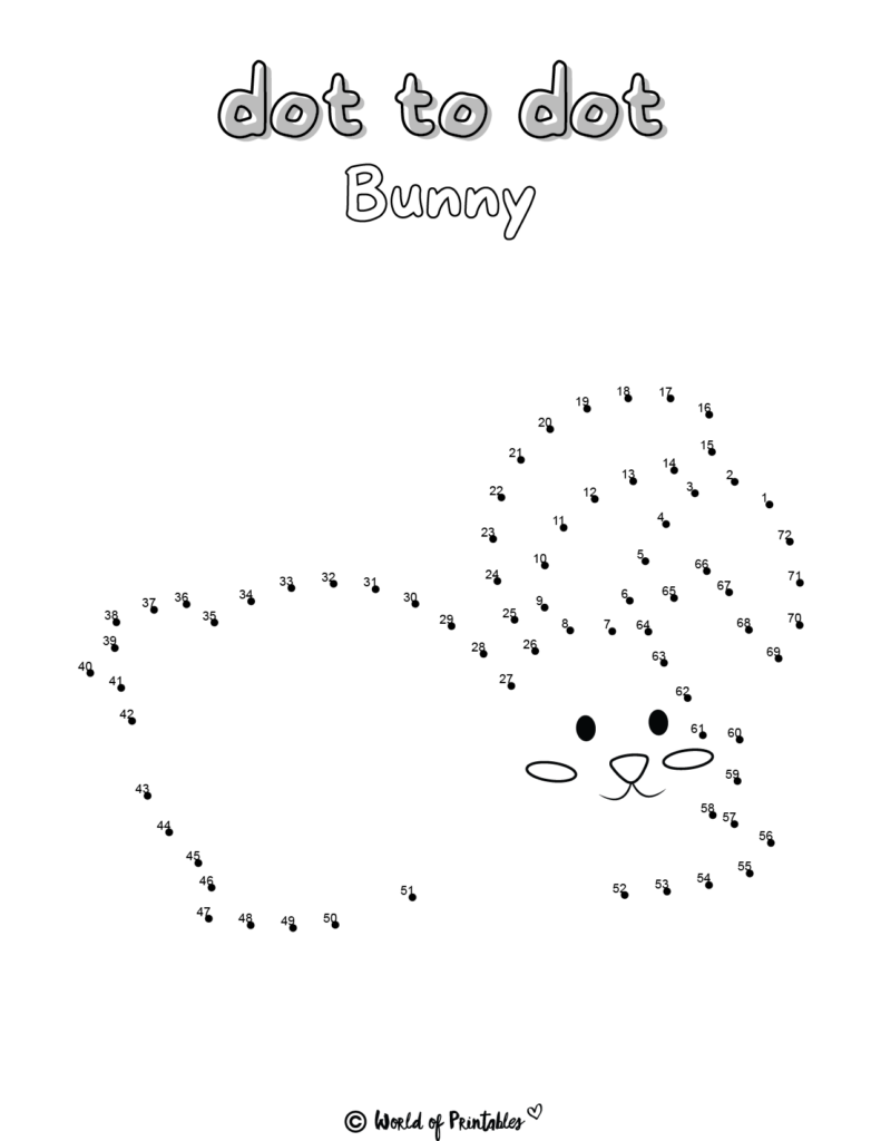 Dot to Dot Printables - 35 to Choose From! - World of Printables
